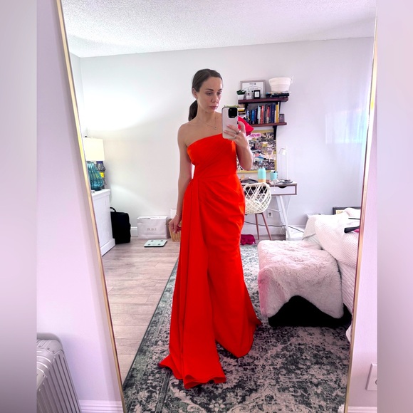 Dresses | Brand New Custom Scarlet Red Gown | Poshmark